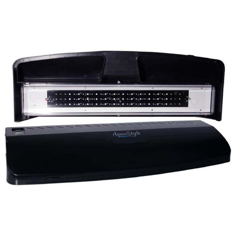 AQUA ONE - COMPLETE LED LIGHT UNIT AQUASTYLE 510 GLOSS BLACK ...