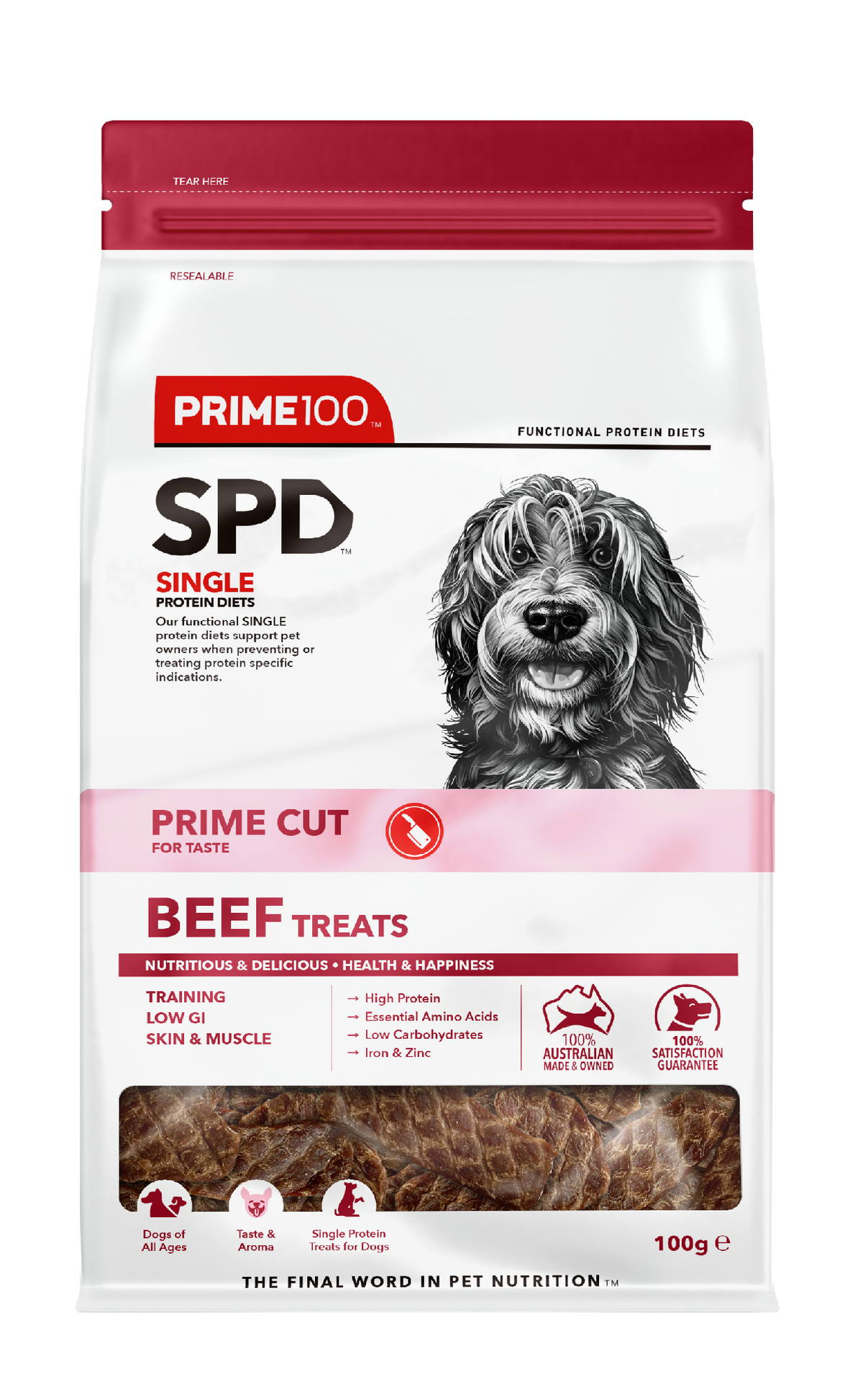 Prime 100 SPD Prime Cut Beef Treats — Macarthur Pets