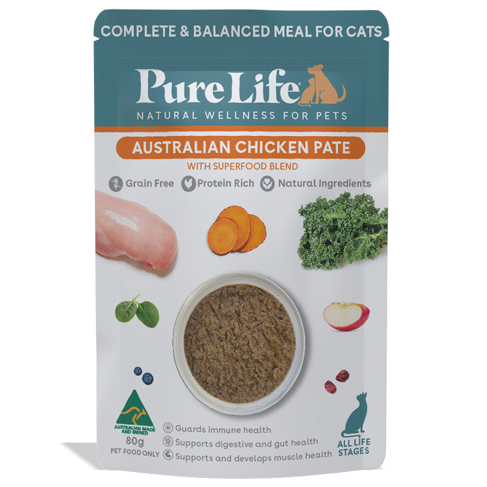 Pure Life Cat Chicken Pouches — Macarthur Pets