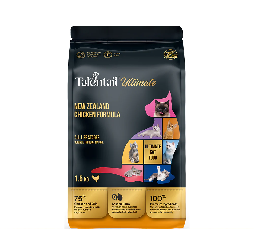 Talentail Ultimate All Life Stages Cat Food New Zealand Chicken ...